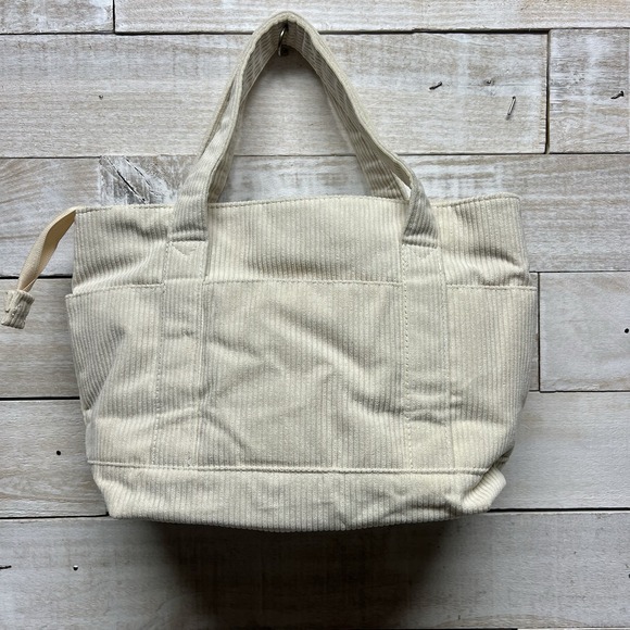 Bags | Peanuts Snoopy Corduroy Bag Beige Woke Up This Cute Shoulder Bag ...